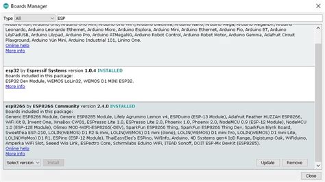 Setting Up The Arduino IDE To Program The ESP WiFi Module Pinout