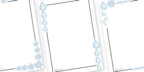 Water Page Borders Page Borders Cool Writing Teaching Resources Primary
