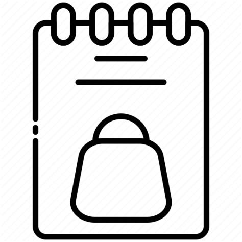 Notepad Shopping List Checklist Notebook Todo List List Icon Download On Iconfinder