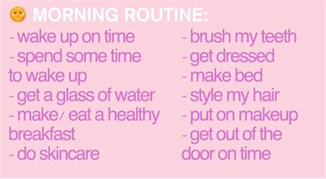 That Girl Morning Routine Artofit