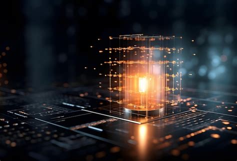 Premium Ai Image Data Storage Center Quantum Computing Database Cloud