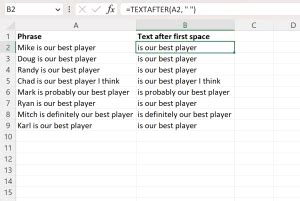 Excel How To Extract Text After A Character