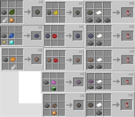 Minecraft Firework Recipe Creeper