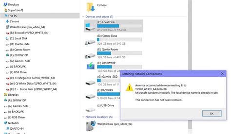 Disable Could Not Reconnect All Network Drives Notification In Windows