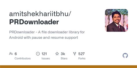 Github Amitshekhariitbhuprdownloader Prdownloader A File Downloader Library For Android