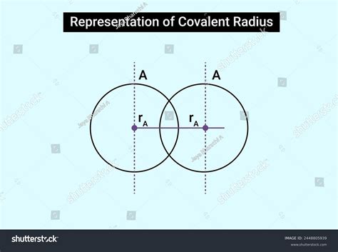Representation Covalent Radius Stock Vector Royalty Free 2448805939 Shutterstock