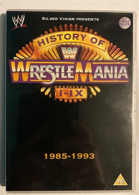 Wwe History Of Wrestlemania I Ix Wrestling Dvd 1985 Brand New Cdon