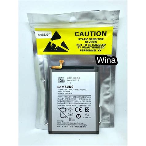 Jual Baterai samsung A21s original EB-BA217ABY | Shopee Indonesia