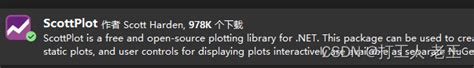 Net中的matplotlib平替，scottplot简单使用 Csdn博客