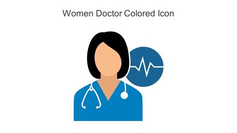 Women Doctor Colored Icon In Powerpoint Pptx Png And Editable Eps