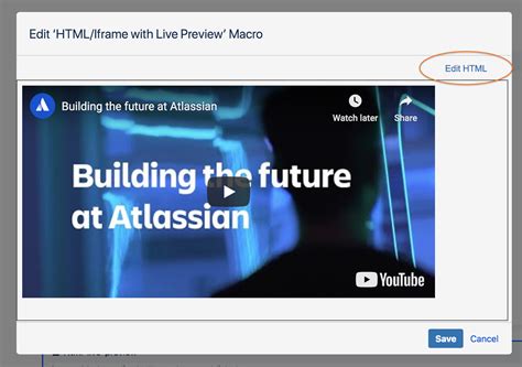 html macro for confluence atlassian marketplace