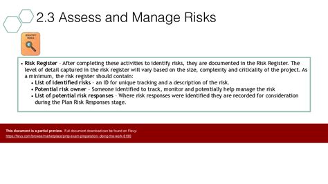 Pmp Exam Preparation Doing The Work Pdf