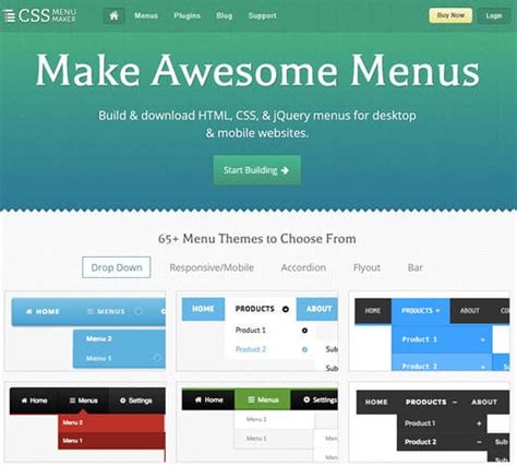 10 Best Css Menu Generator Sites Build Responsive Css Menu Free