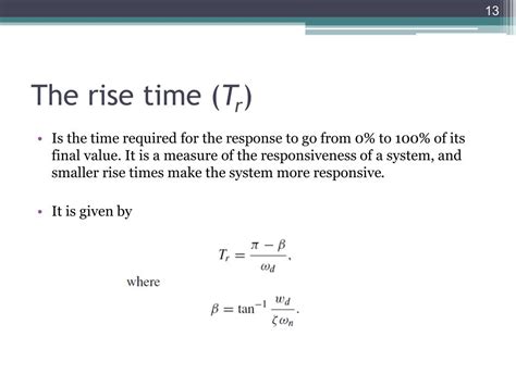 Ppt Chapter 7 System Time Response Characteristics Powerpoint