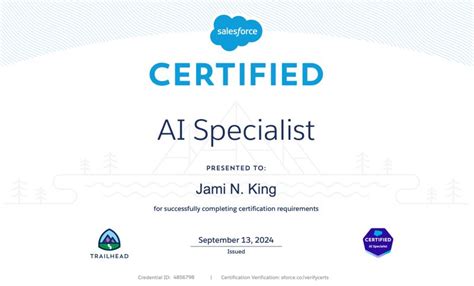 Jami King On Linkedin Salesforce Aispecialist Salesforceaispecialist Salesforceadministrator…