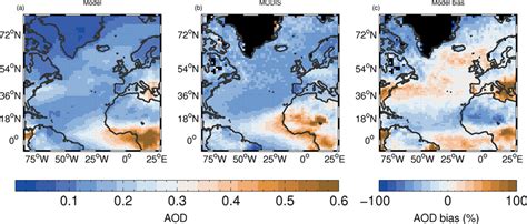 Figure C1 Time Mean 550 Nm Aerosol Optical Depth Aod Model Download Scientific Diagram