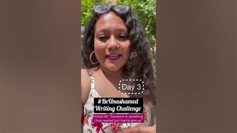Day 3 Write With A Sex Therapist Unashamed Writing Challenge With