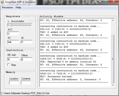 Simplified Pdp 8 Simulator Download Softpedia