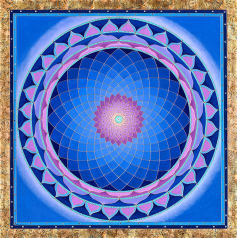 Blue Purple Mandala Mandala