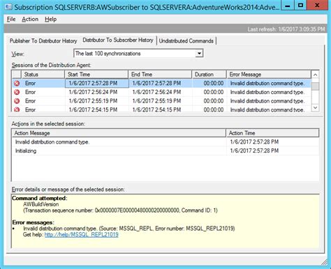 Drop Table And Replication In Sql Server 2016 Sp1 And 2014 Sp2 Port 1433