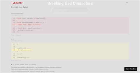 React Dynamic Search Codesandbox