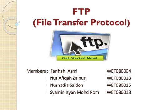 Ppt Ftp File Transfer Protocol Powerpoint Presentation Free