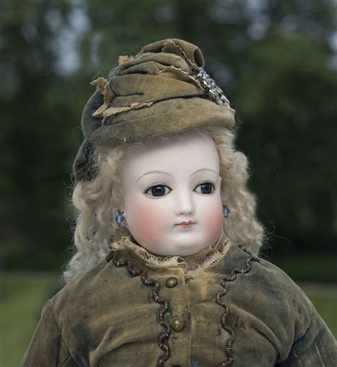 Редкая французская модная кукла Barrois Париж 1870 е годы 51 см на сайте антикварных кукол