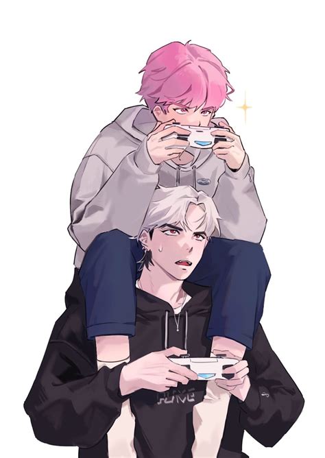 Eunho And Bamby Plave Drawn By Lhywon Danbooru