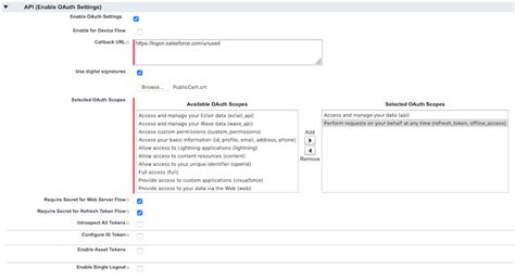 Creating A Salesforce Connected App Glen Mazzas Weblog