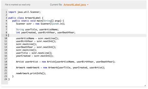 Solved Given Main0 Define The Artist Class In File