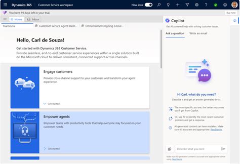 Exploring Features In Copilot For Customer Service Dynamics Carl De Souza