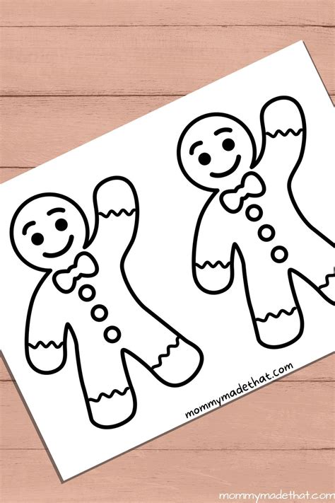 Gingerbread Man Templates Gingerbread Girl Too Free Printables Artofit