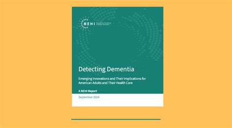 Detecting Dementia Emerging Innovations And Their Implications For