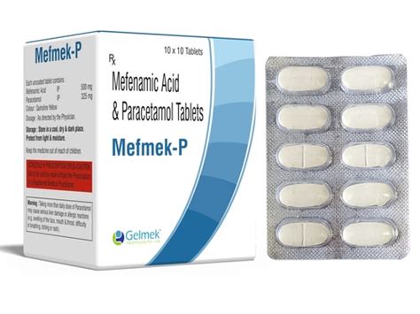 Mefmek P Tab At Best Price In Ahmedabad Gujarat Gelmek Healthcare Pvt Ltd