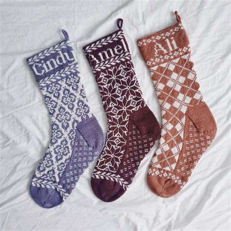 For Our 2nd Christmas In The Us I Knit Stockings For The Whole Fam R Knitting