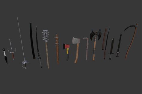3d Weapons Pack 3d Weapons Unity Asset Store