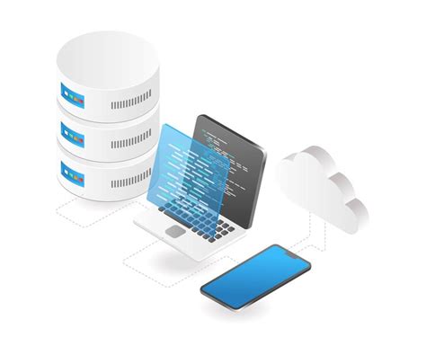 Premium Vector Database Server Programming Language Network