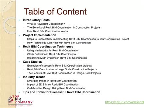 Revit Bim Coordination Streamlining Collaboration And Efficiency Pptx