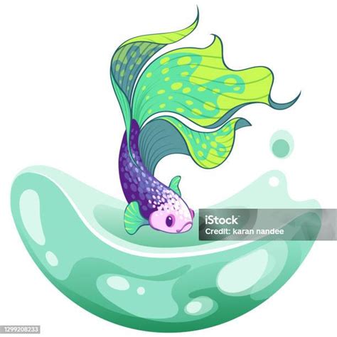 손으로 그린 벡터 스케치 베타 물고기 화려한 팬테일 물고기 수족관 물고기 그림 공격성에 대한 스톡 벡터 아트 및 기타 이미지 공격성 귀여운 꼬리 Istock
