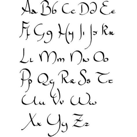 🖤 Красивые шрифты для тату латиницей 45 фото — Gorodprizrak