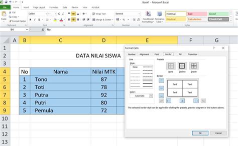 Cara Membuat Tabel Di Excel Bagi Pemula Dijamin Bisa Betantt