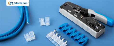 Modular Rj45 Crimping Tool For Shielded Pass Through Connectors