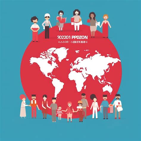 Premium Ai Image A Poster For 2020 Pr Prong 2015 With A Red Globe In