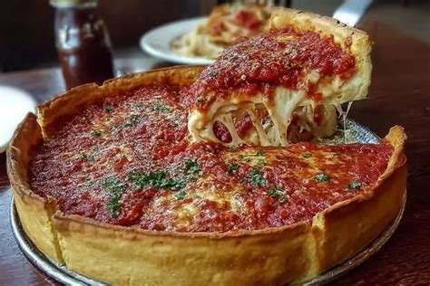 Chicago Style Deep Dish Pizza Recipe