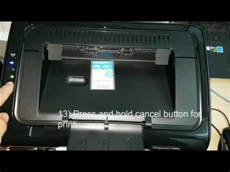HP LaserJet Pro P1102w Printer CE658A How To Configure Wireless Settings Printer Wireless Pro