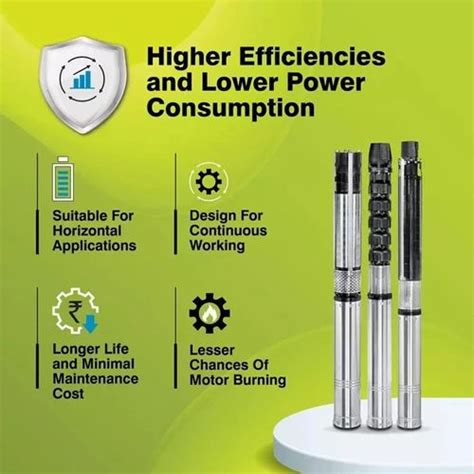 Kirloskar 5 Hp Three Phase 150 Mm Oil Cooled Borewell Submersible Pump
