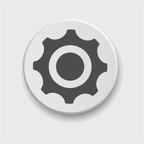 Setting Icon For Apps Or Web Interface With Button Set Of Settings