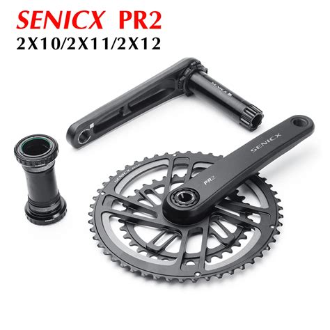 Senicx Pr2 Road Bike 2 X 10 11 12 Speed Crankset 165mm 170mm 175mm