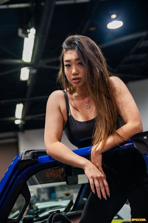 sweet import model bby ap at spocom super show anaheim 2022 photos