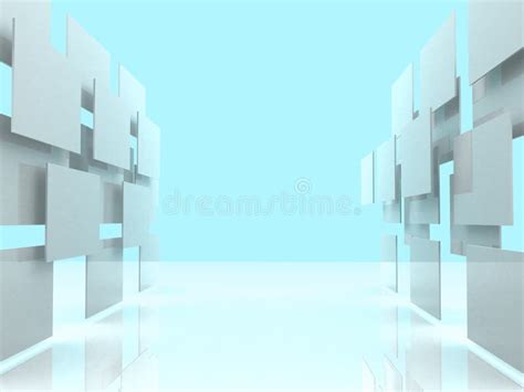 3d white rectangles background stock illustration illustration of style presentation 15427410